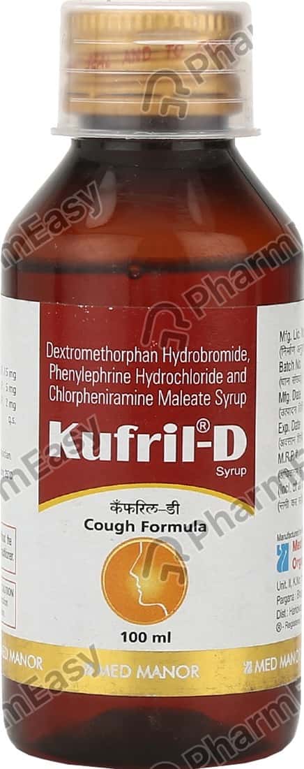 Kufril D Bottle Of 100ml Syrup: Uses, Side Effects, Price & Dosage ...