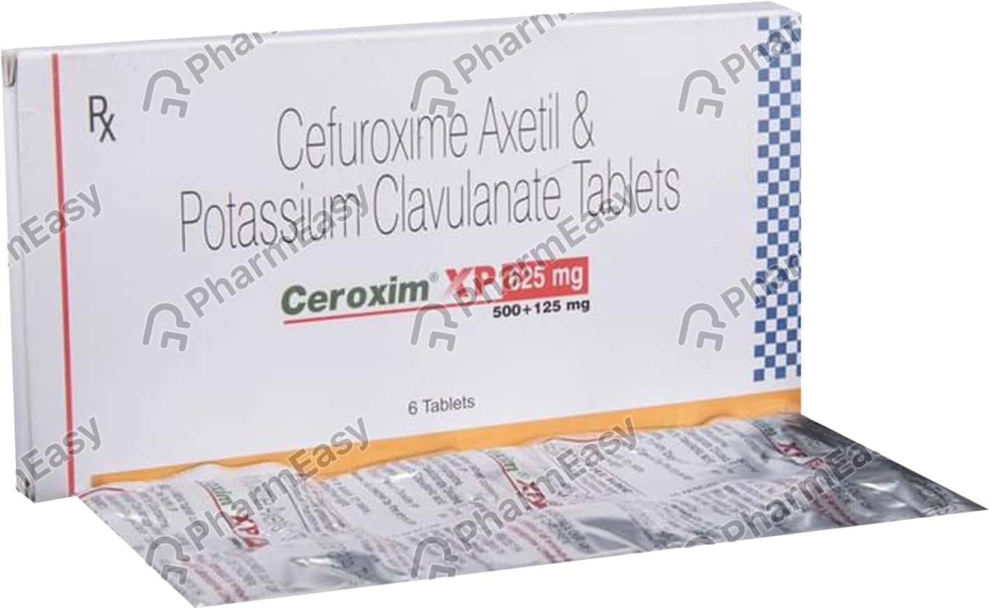 Ceroxim Xp 625mg Tablet: Uses, Side Effects, Price, Dosage ...