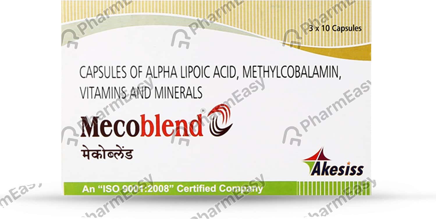Buy Mecoblend Strip Of 10 Capsules Online & Save Up to 24% at PharmEasy