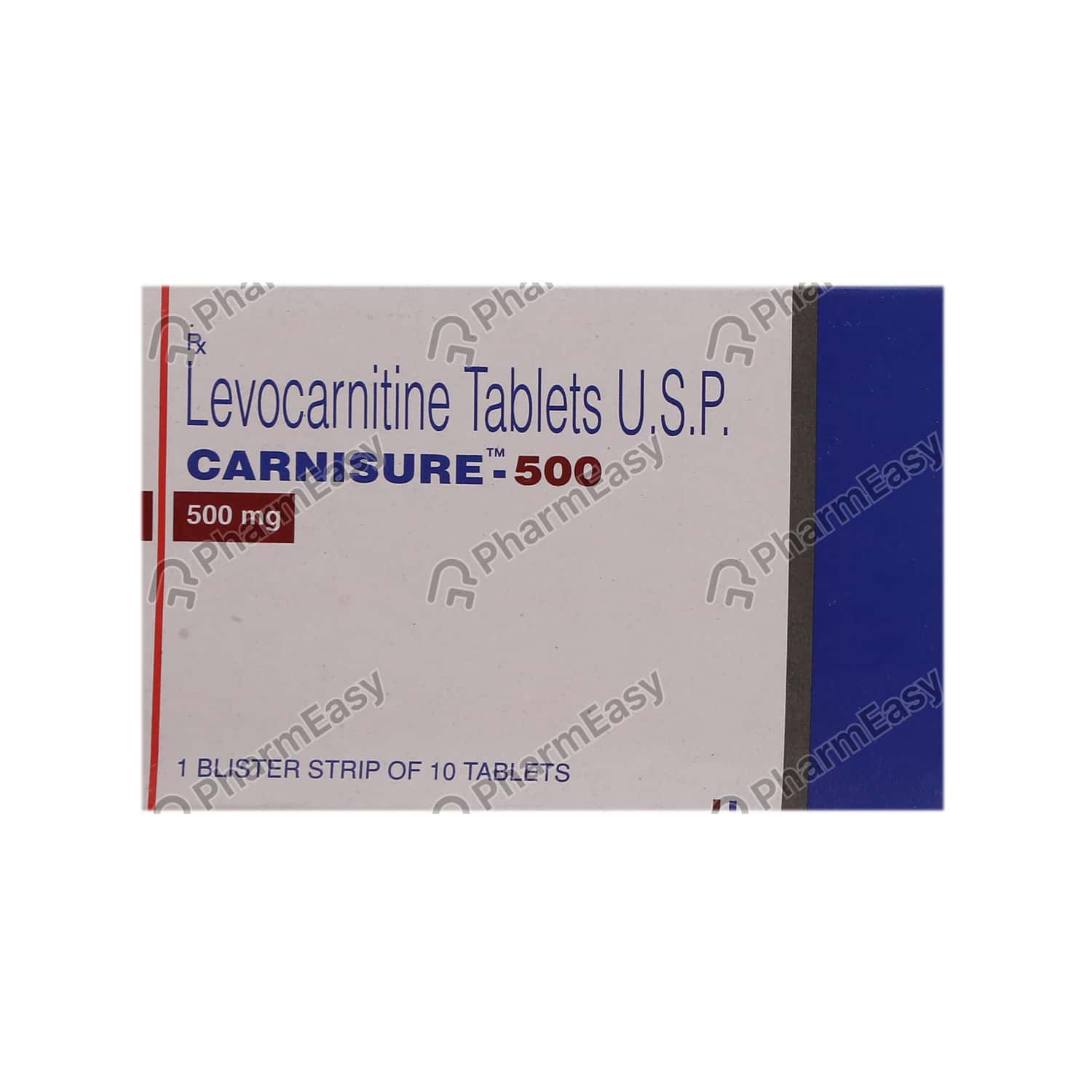 Buy Carnisure 500 MG Tablet (10) Online at Flat 18% OFF* | PharmEasy