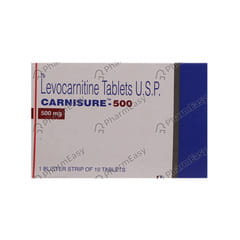 Buy Carnisure 500 MG Tablet (10) Online at Flat 18% OFF* | PharmEasy