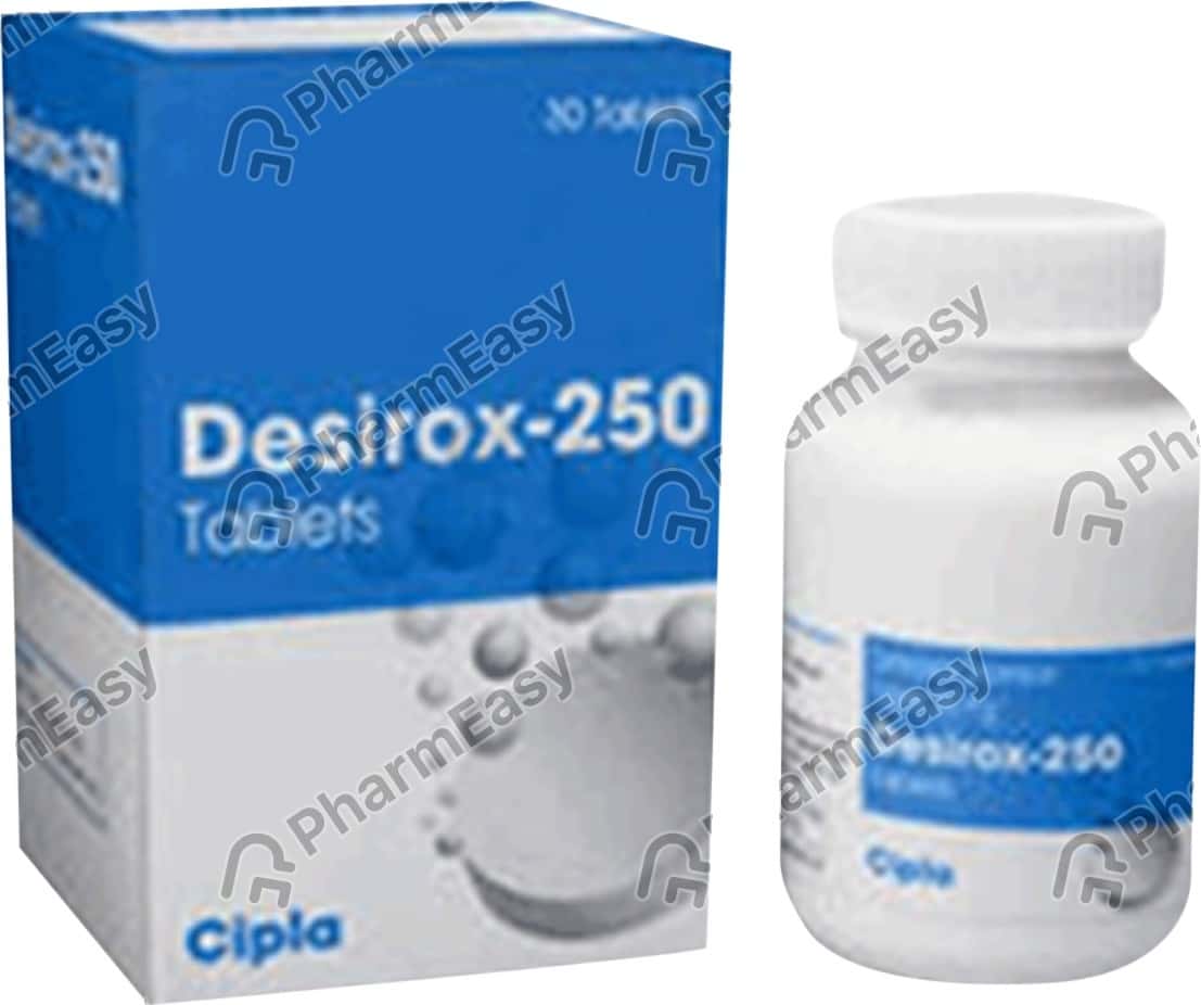 Desirox 250 MG Tablet (30): Uses, Side Effects, Price & Dosage | PharmEasy