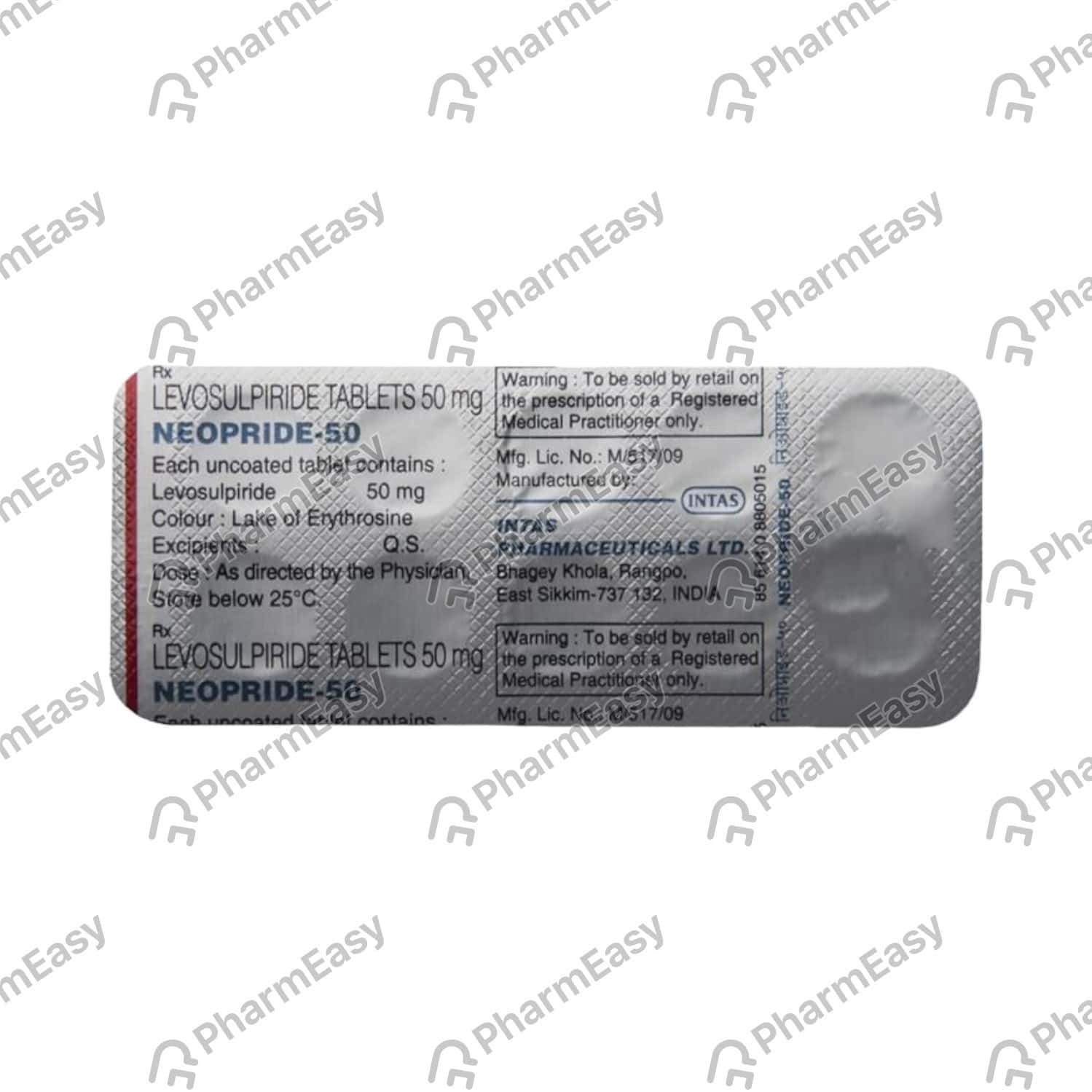 Neopride 50 MG Tablet (10): Uses, Side Effects, Price & Dosage | PharmEasy
