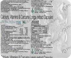 Corcium Plus Strip Of 10 Capsules: Uses, Side Effects, Price & Dosage ...