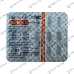 Zurig 40 MG Tablet (7): Uses, Side Effects, Price & Dosage | PharmEasy