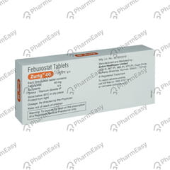 Zurig 40 MG Tablet (7): Uses, Side Effects, Price & Dosage | PharmEasy