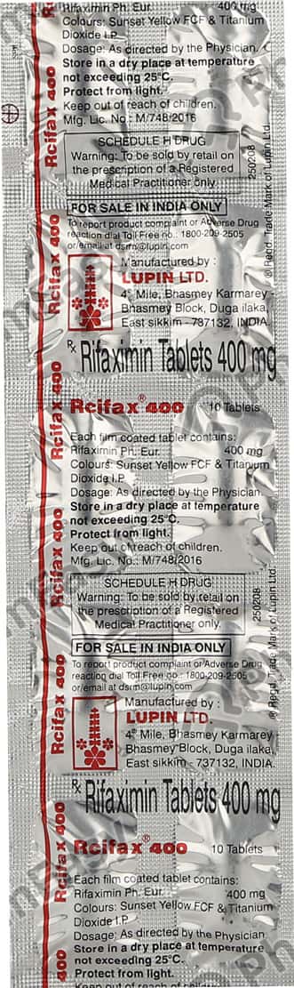 Rcifax 400 Tablet: Uses, Side-effects, Price, Dosage & More Info ...