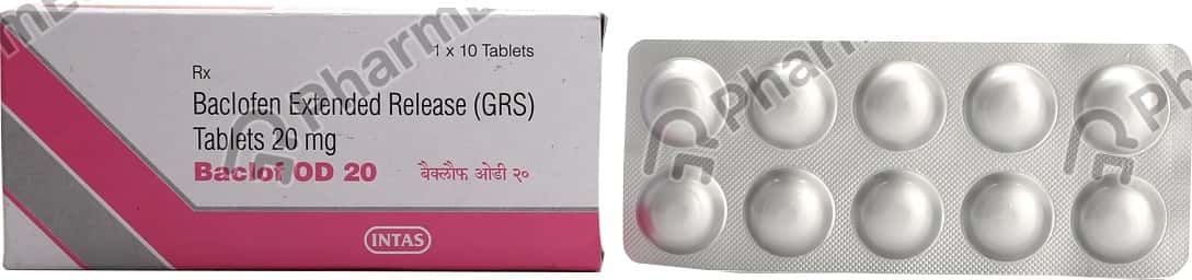 Baclof Od 20 MG Tablet (10): Uses, Side Effects, Price, Dosage & Composition | PharmEasy