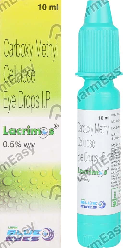Lacrimos 0.5 % Eye Drop (10): Uses, Side Effects, Price & Dosage ...