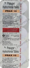 Prax 10 MG Tablet (10): Uses, Side Effects, Price & Dosage | PharmEasy