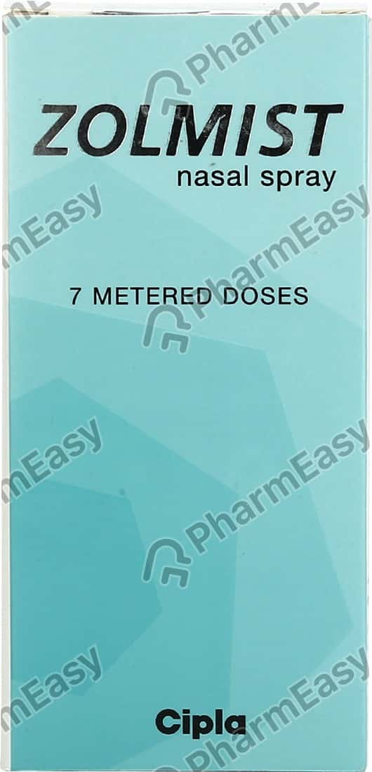 Buy Zolmist 5 MG Nasal Spray (0.7) Online at Flat 15% OFF | PharmEasy