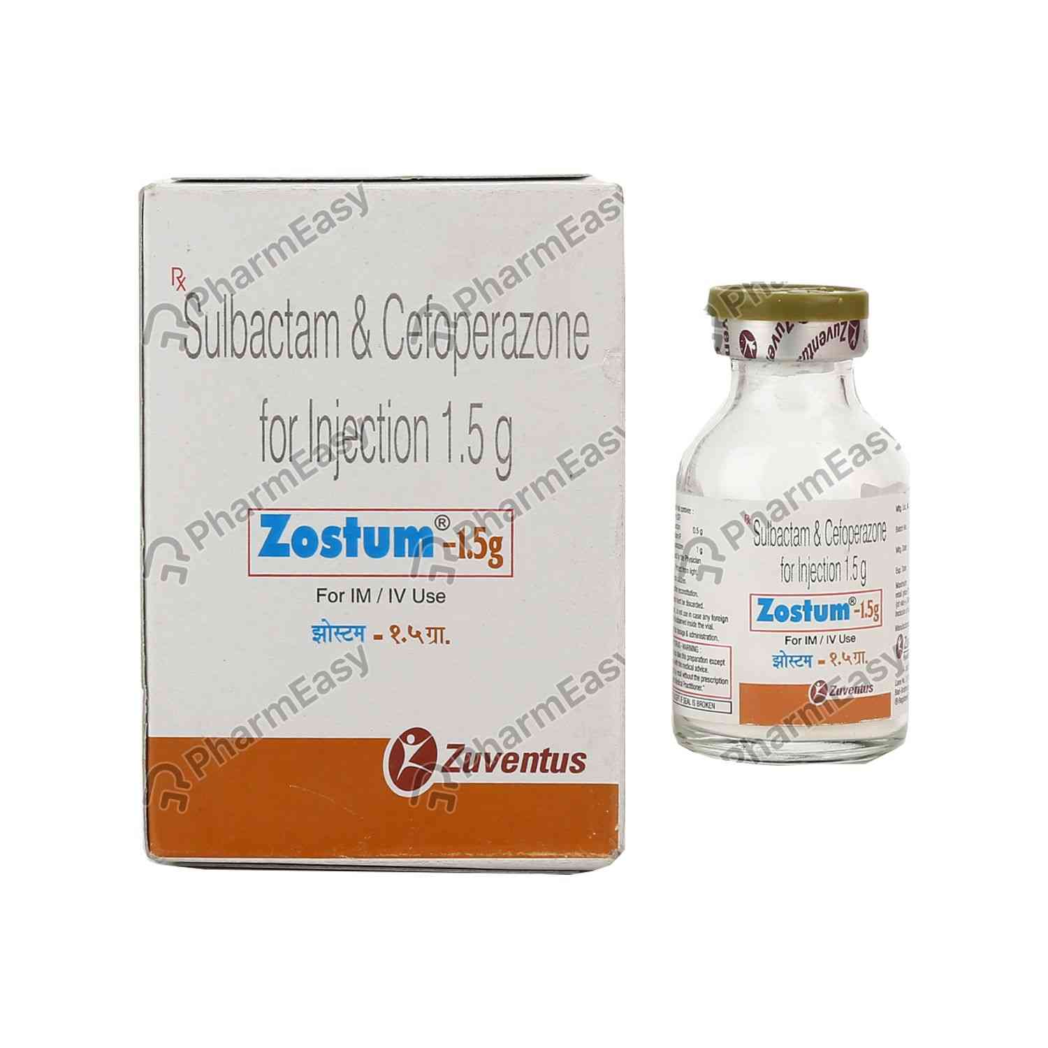 Zostum 1.5gm Inj - Uses, Side Effects, Dosage, Composition & Price ...