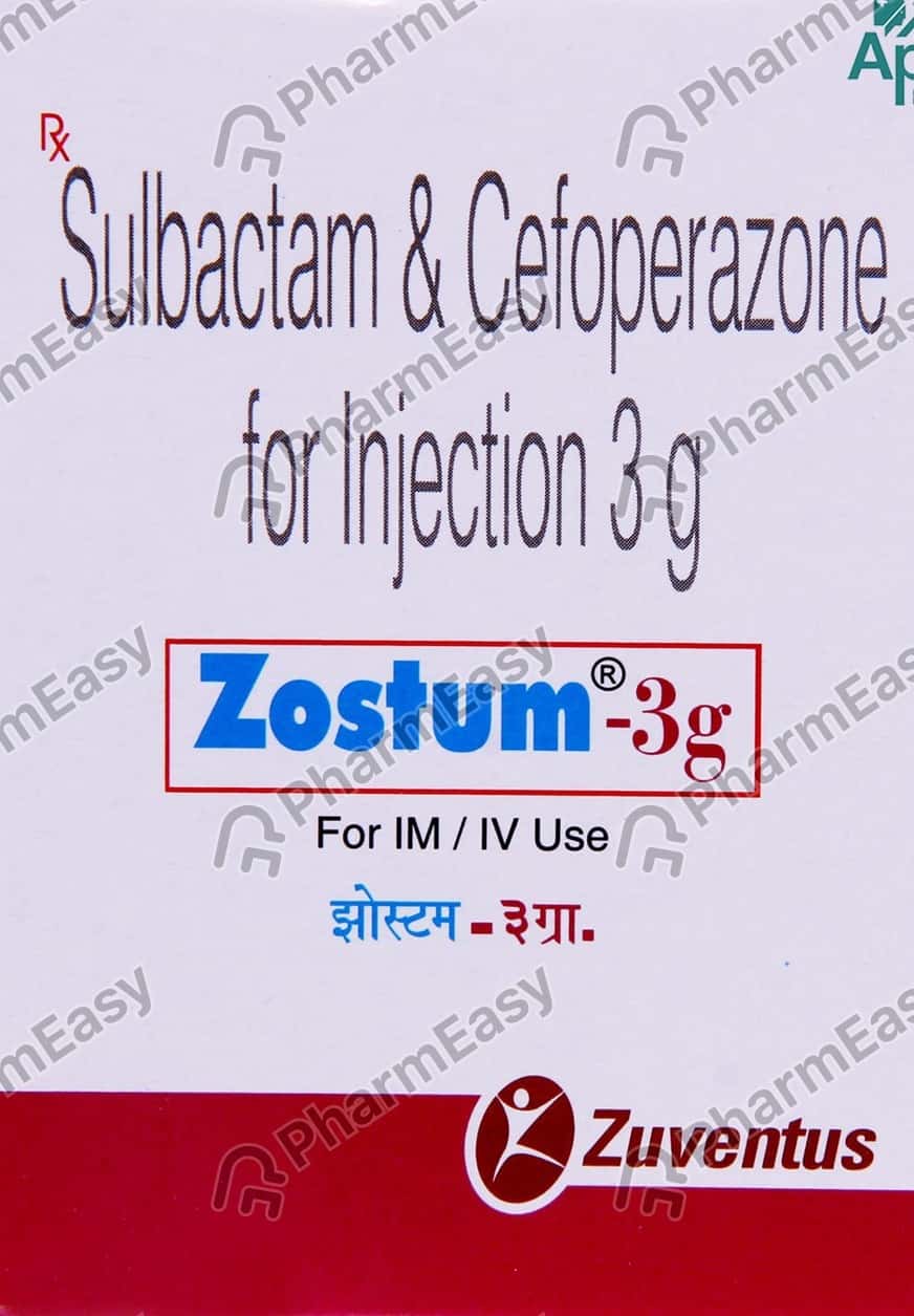 Zostum-3g Powder For Injection: Uses, Side-effects, Price, Dosage ...