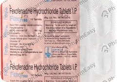 Fexy 180 MG Tablet (10): Uses, Side Effects, Price & Dosage | PharmEasy