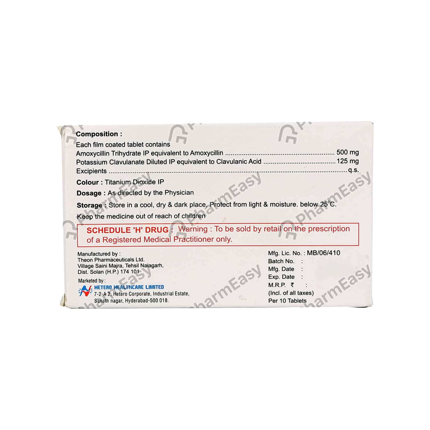 Mpx Cv 625mg Tablet - Uses, Side Effects, Dosage, Composition & Price ...