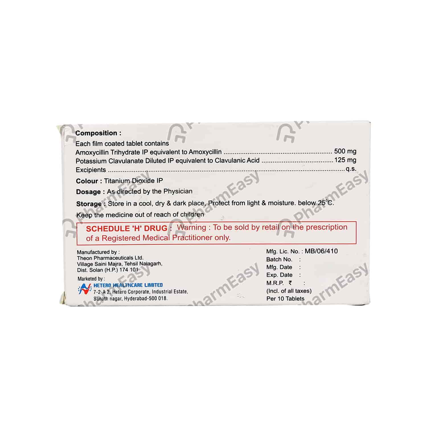 Mpx Cv 625mg Tab - Uses, Side Effects, Dosage, Composition & Price ...