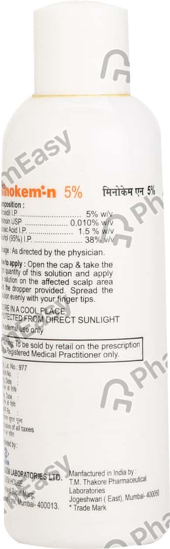 Buy Minokem N 5% Bottle Of 60ml Solution Online at Flat 15% OFF | PharmEasy