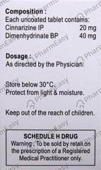 Vertizac Tablets: Uses, Side Effects, Price & Dosage | PharmEasy