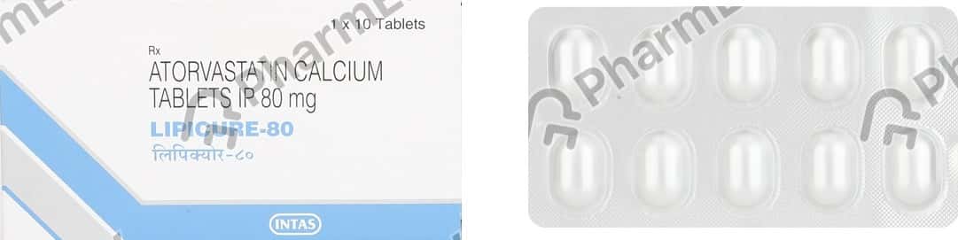 Lipicure 80 MG Tablet (10): Uses, Side Effects, Price & Dosage | PharmEasy