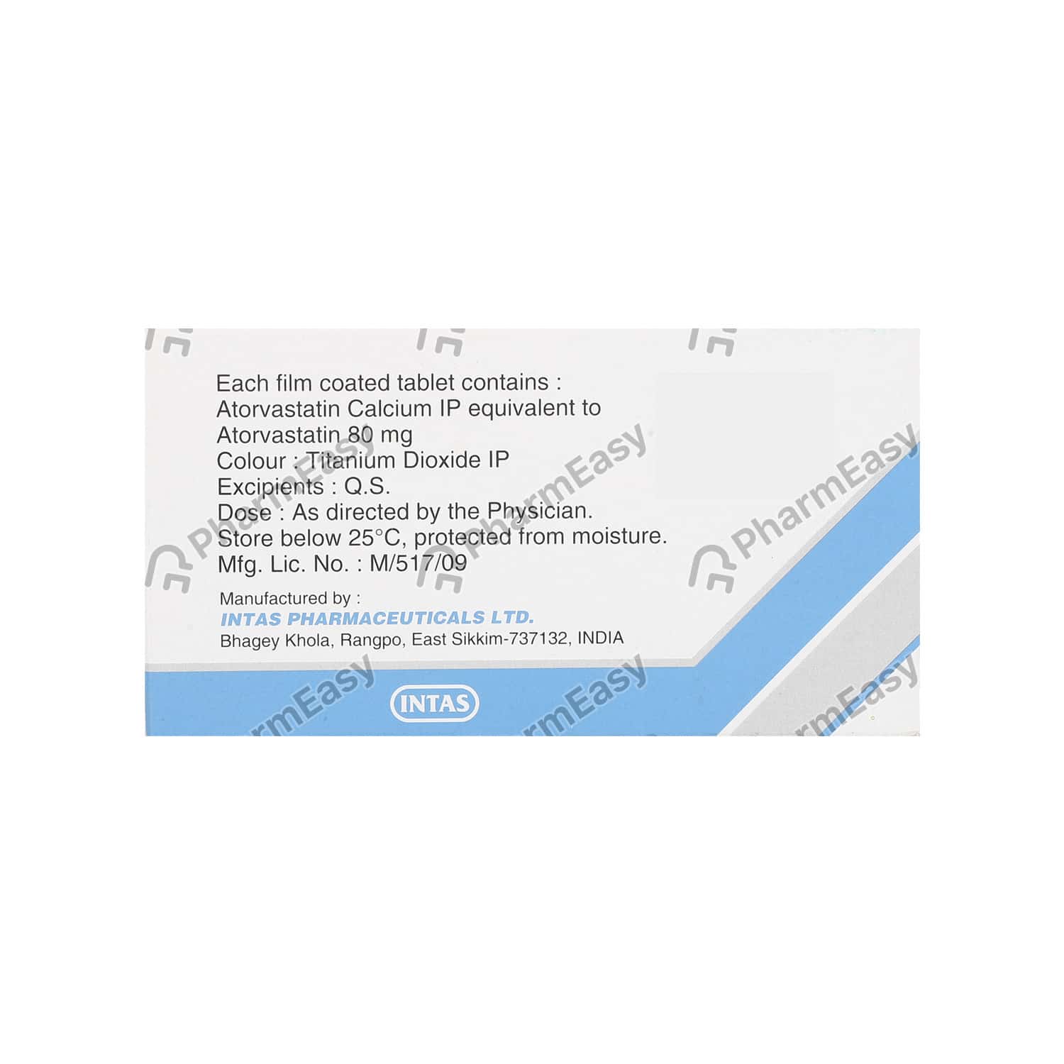 Lipicure 80 MG Tablet (10) - Uses, Side Effects, Dosage, Composition ...