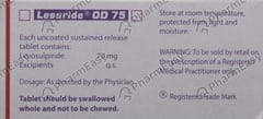 Lesuride OD 75 Tablet: Uses, Side-effects, Price, Dosage & More Info ...