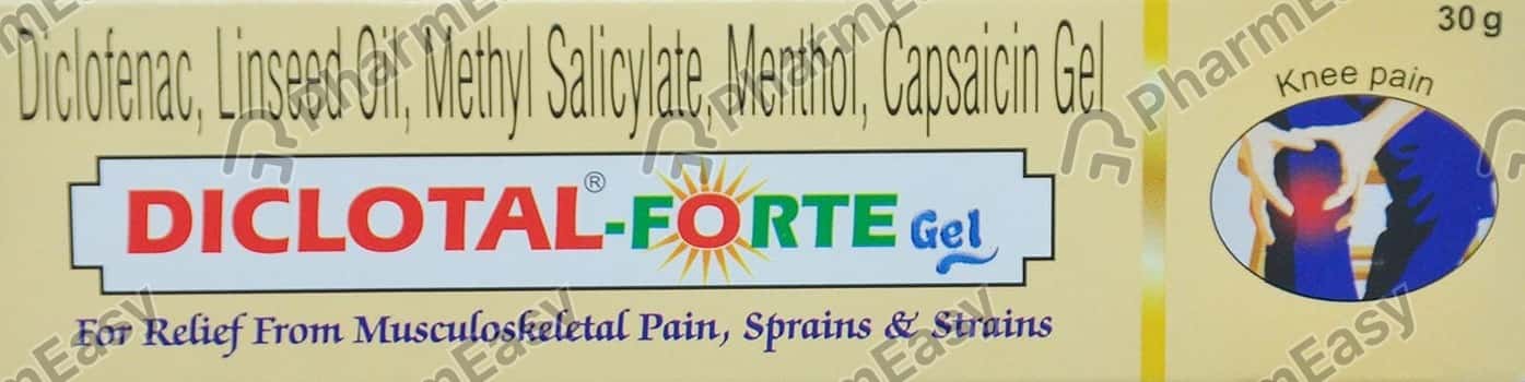 Diclotal Forte Tube Of 30gm Gel: Uses, Side Effects, Price & Dosage ...