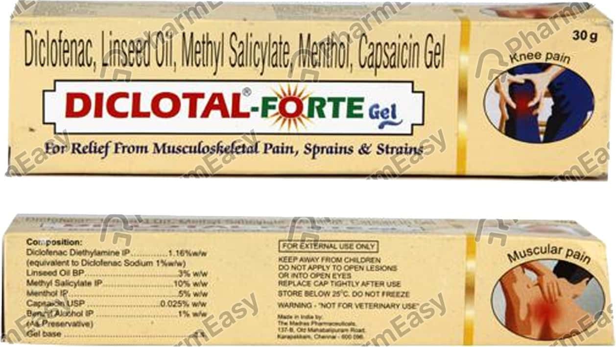Buy Diclotal Forte Gel Online at Flat 15% OFF | PharmEasy