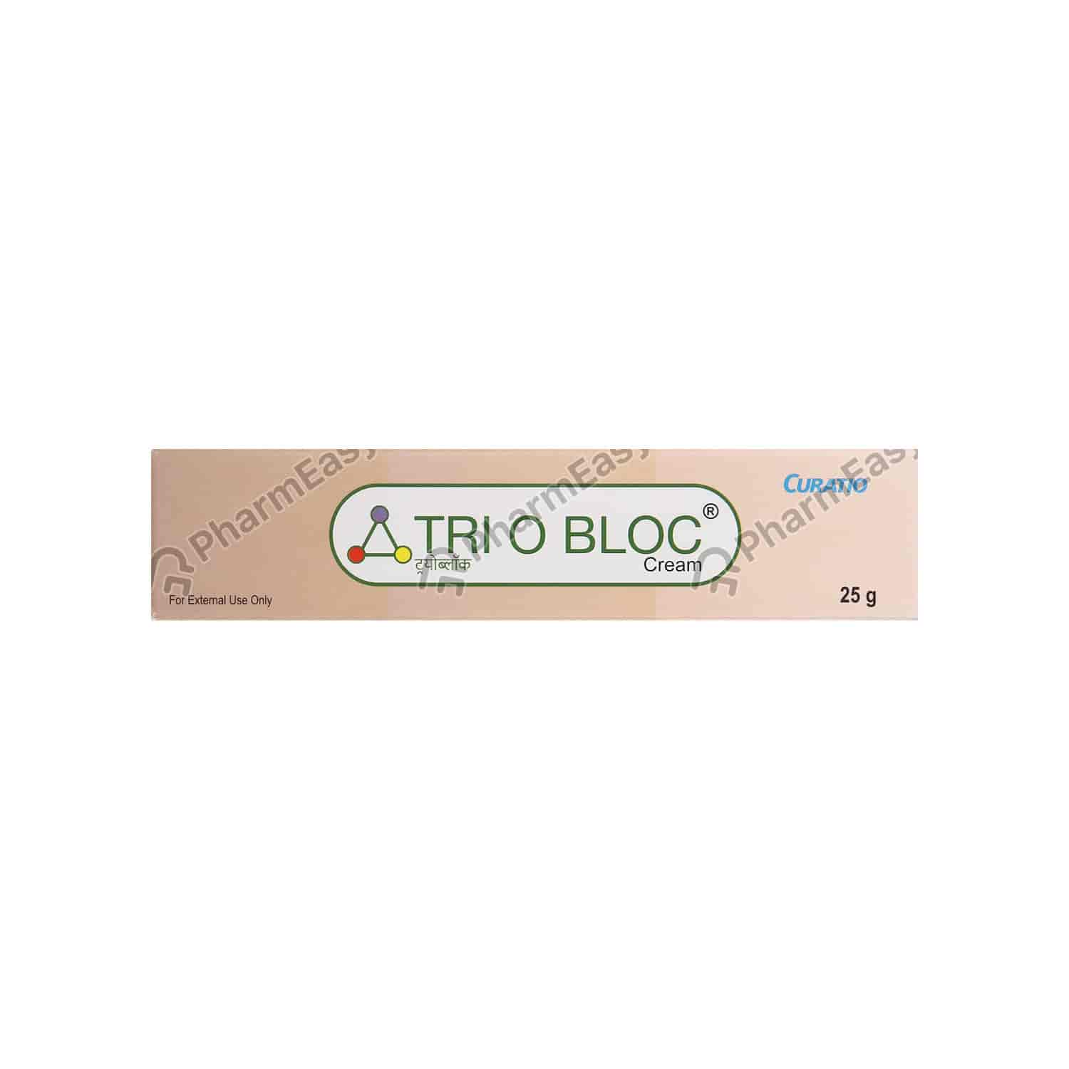 Buy Triobloc Cream 25gm Online at flat 15% off | PharmEasy