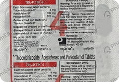 Triactin 4mg Strip Of 10 Tablets: Uses, Side Effects, Price & Dosage ...