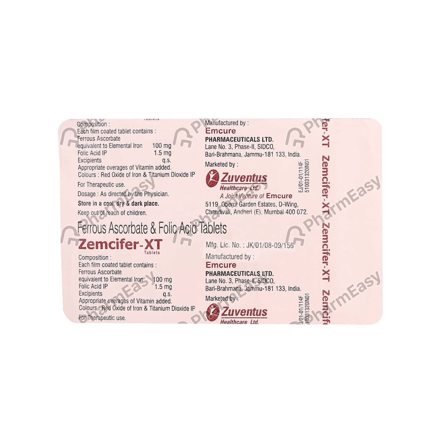 Zemcifer Xt Tab - Uses, Side Effects, Dosage, Composition & Price ...