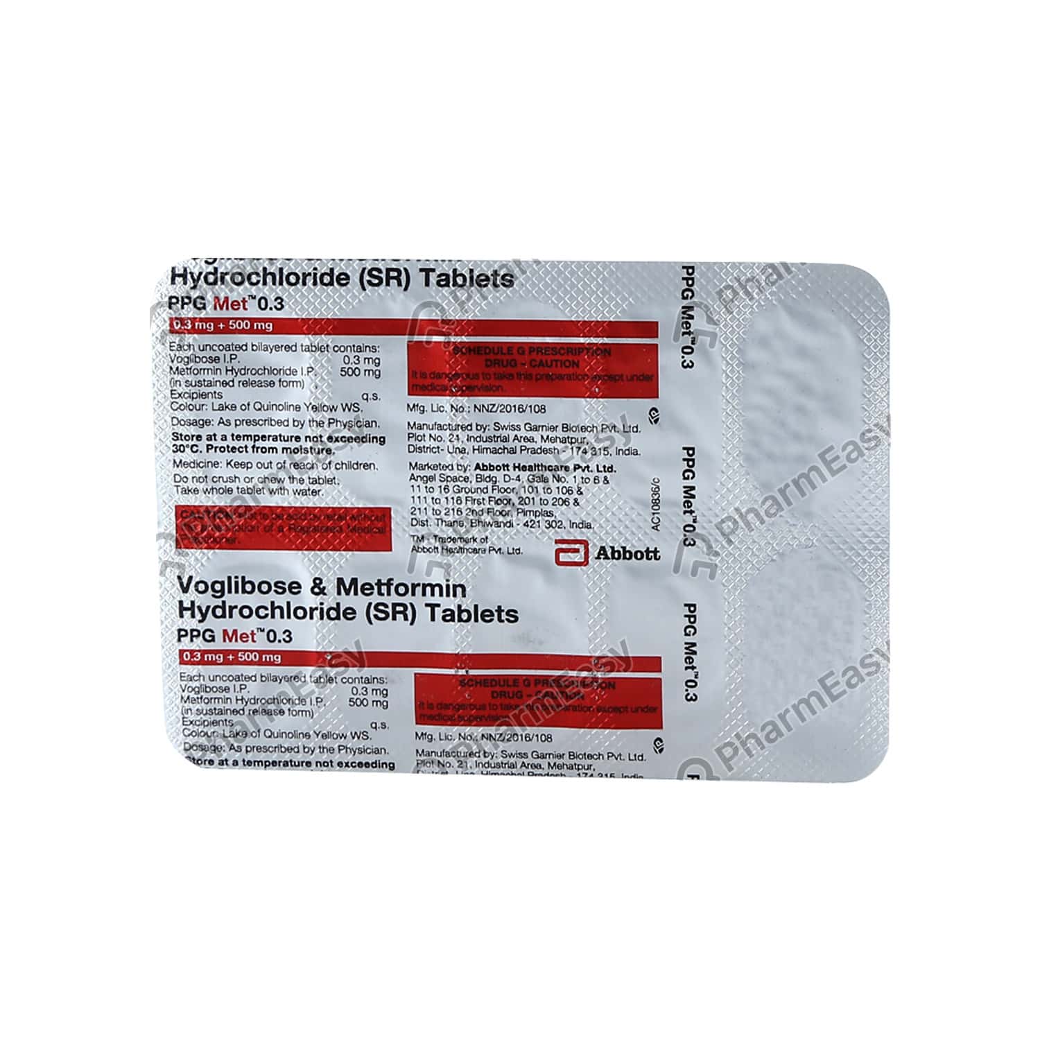 Buy Ppg Met 0.3mg Tablet Online at Flat 18% OFF* | PharmEasy