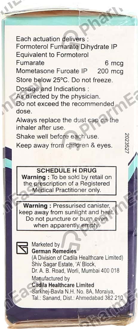 Buy Formost 200 Box Of 120md Metered Dose Inhaler Online at Flat 15% ...