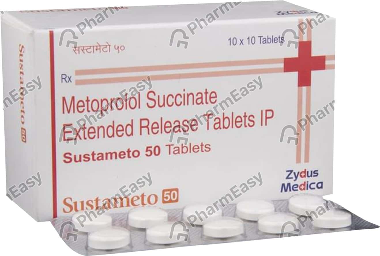 Sustameto 50 MG Tablet (10): Uses, Side Effects, Price & Dosage | PharmEasy