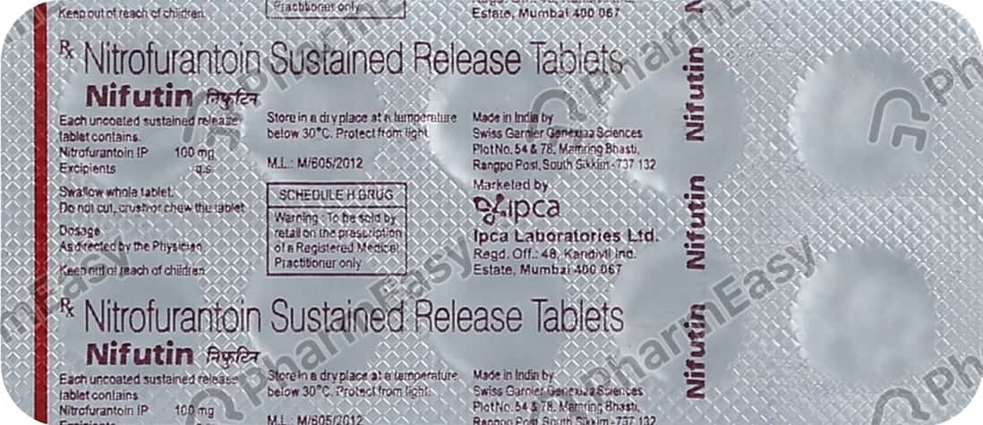 Nifutin 100 MG Tablet (10): Uses, Side Effects, Price & Dosage | PharmEasy