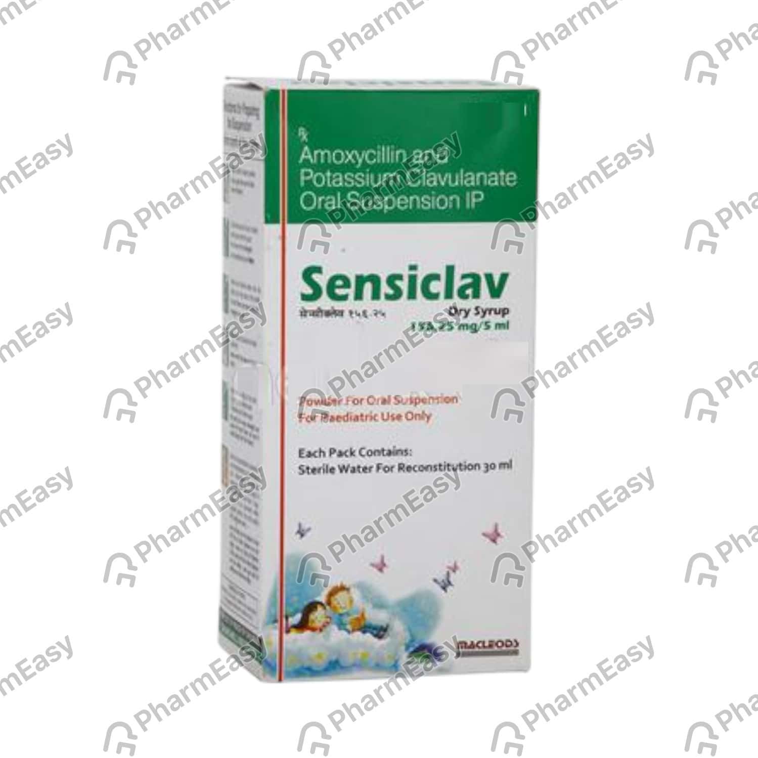 Sensiclav 156.25mg Dry Bottle Of 30ml Syrup: Uses, Side Effects, Price ...