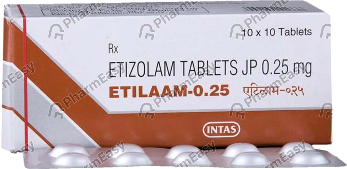 Etilaam 0.25 MG Tablet (10): Uses, Side Effects, Price & Dosage | PharmEasy