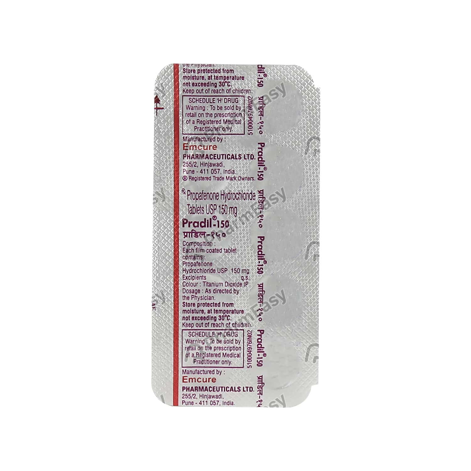 Buy Pradil 150 MG Tablet (10) Online at Flat 18% OFF* | PharmEasy