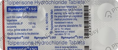 Synaptol 150 MG Tablet (10): Uses, Side Effects, Price & Dosage | PharmEasy