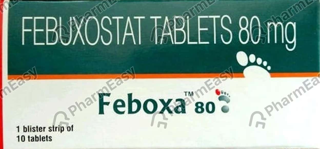 Feboxa 80 MG Tablet (10): Uses, Side Effects, Price & Dosage | PharmEasy