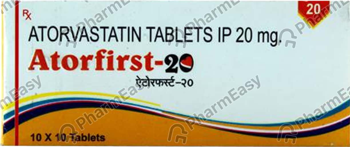 Atorfirst 20 MG Tablet (10): Uses, Side Effects, Price & Dosage | PharmEasy