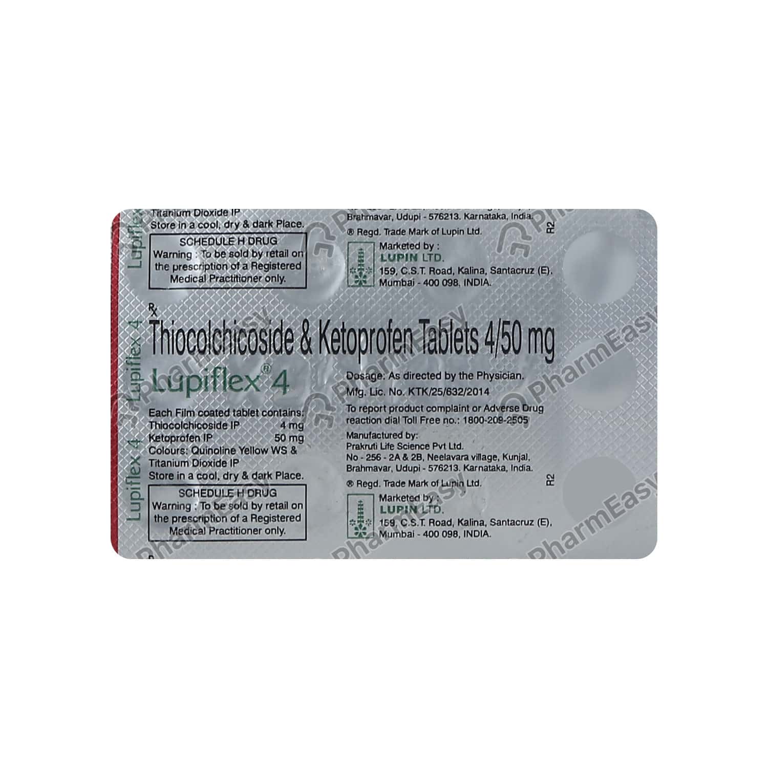 Buy Lupiflex 4mg Tablet Online at Flat 18% OFF* | PharmEasy