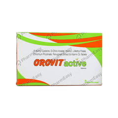 Buy Orovit Active Strip Of 10 Tablets Online at Flat 18% OFF* | PharmEasy
