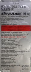 Singulair 10 MG Tablet (7): Uses, Side Effects, Price & Dosage | PharmEasy