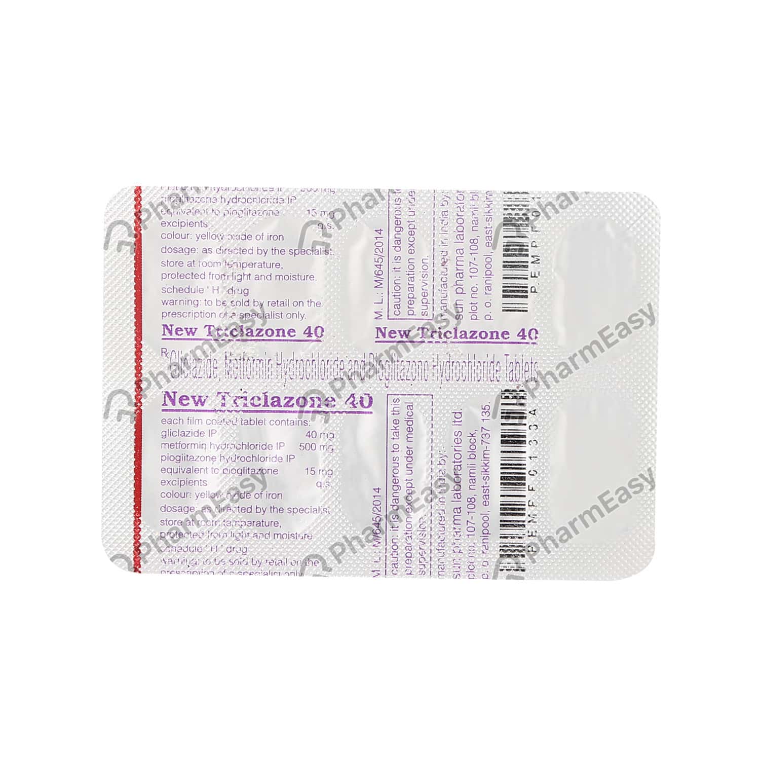 Buy New Triclazone 40mg Tablet Online at Flat 15% OFF | PharmEasy