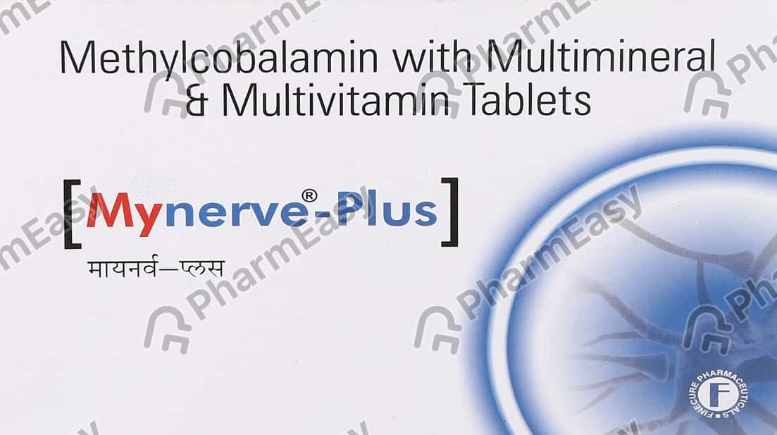 Buy Mynerve Plus Strip Of 10 Tablets Online at Flat 15% OFF | PharmEasy