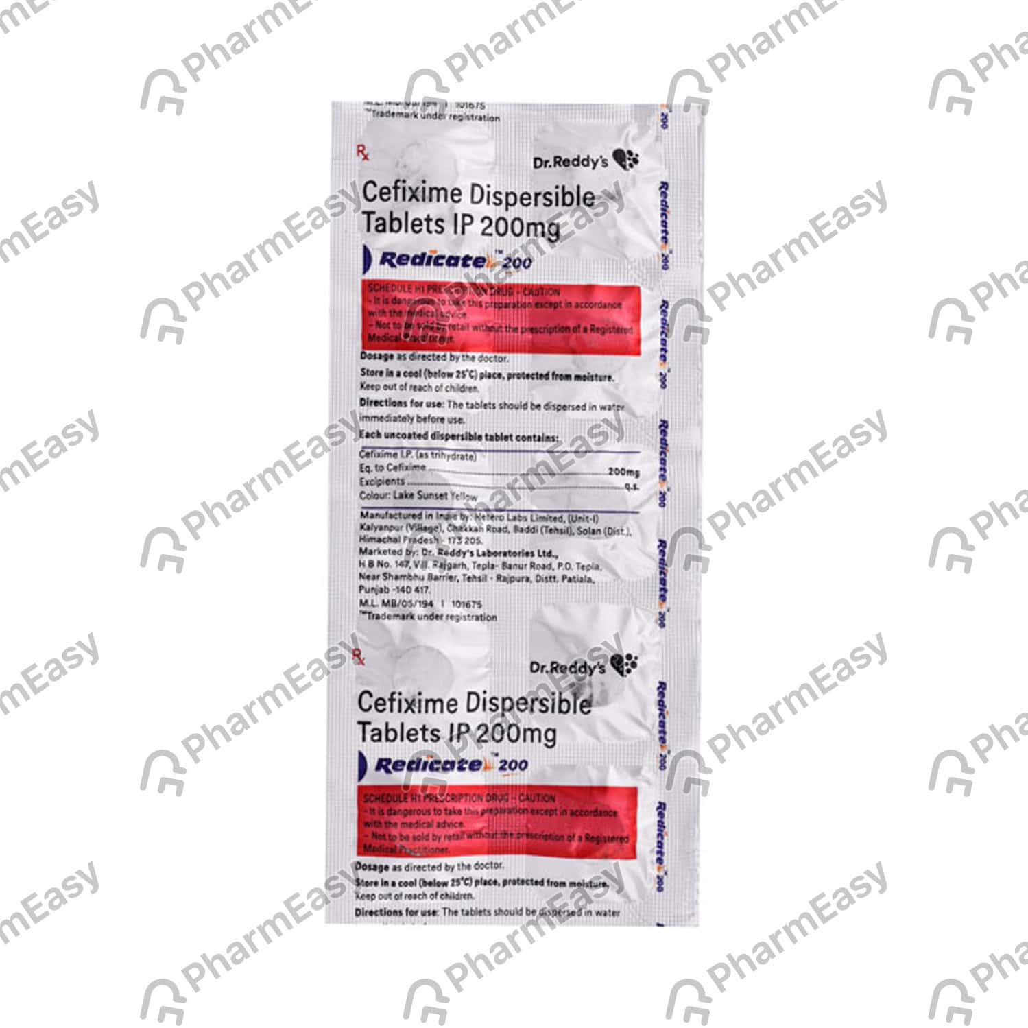 Redicate Dt 200 MG Tablet (10): Uses, Side Effects, Price & Dosage ...