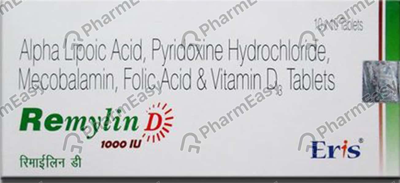 Remylin D Strip Of 10 Tablets: Uses, Side Effects, Price & Dosage ...