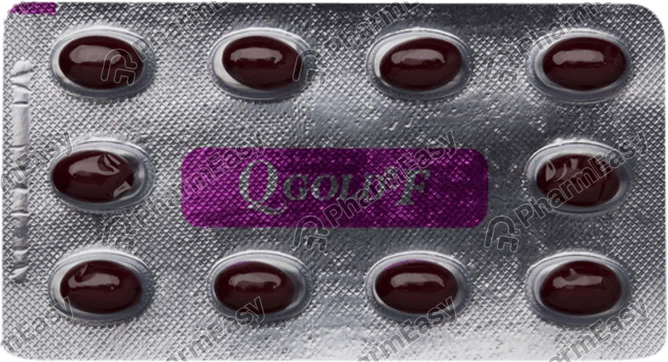 Buy Q Gold F Strip Of 10 Capsules Online at Flat 15% OFF | PharmEasy
