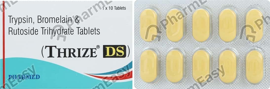 Thrize Ds Strip Of 10 Tablets: Uses, Side Effects, Price & Dosage ...
