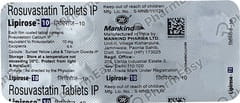 Lipirose-10 Tablet: Uses, Side-effects, Price, Dosage & More Info ...